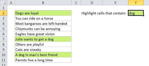 Conditional Formatting With Formulas Exceljet